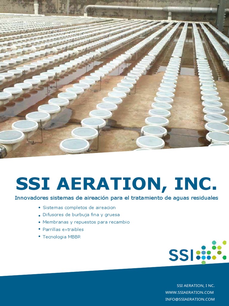Brochure SSI Aeration ES | PDF | Tubería (transporte de fluidos ...