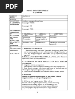 Detailed Lesson Plan - Paggamit NG Pandiwa | PDF