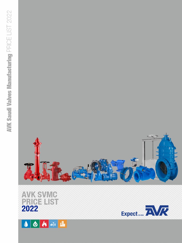 Avk Saudi National Price List | PDF | Valve | Gas Technologies