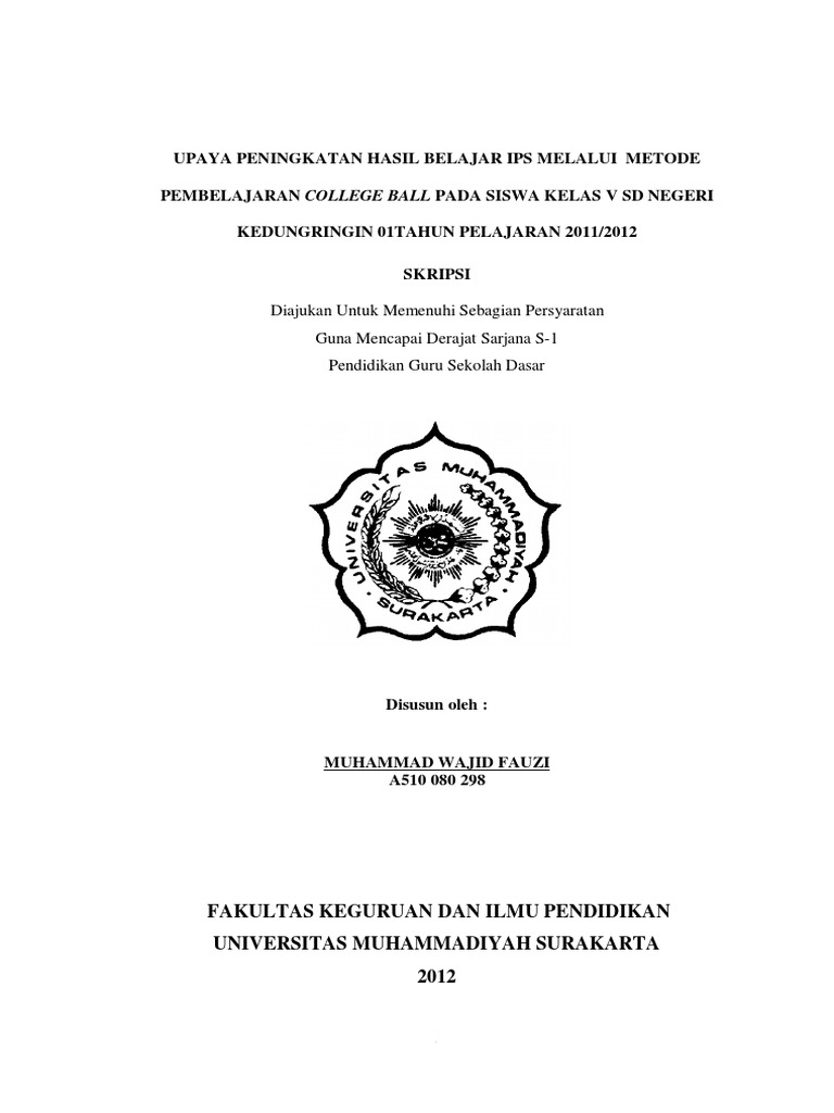 Skripsi Muhammad Wajid Fauzi A | PDF