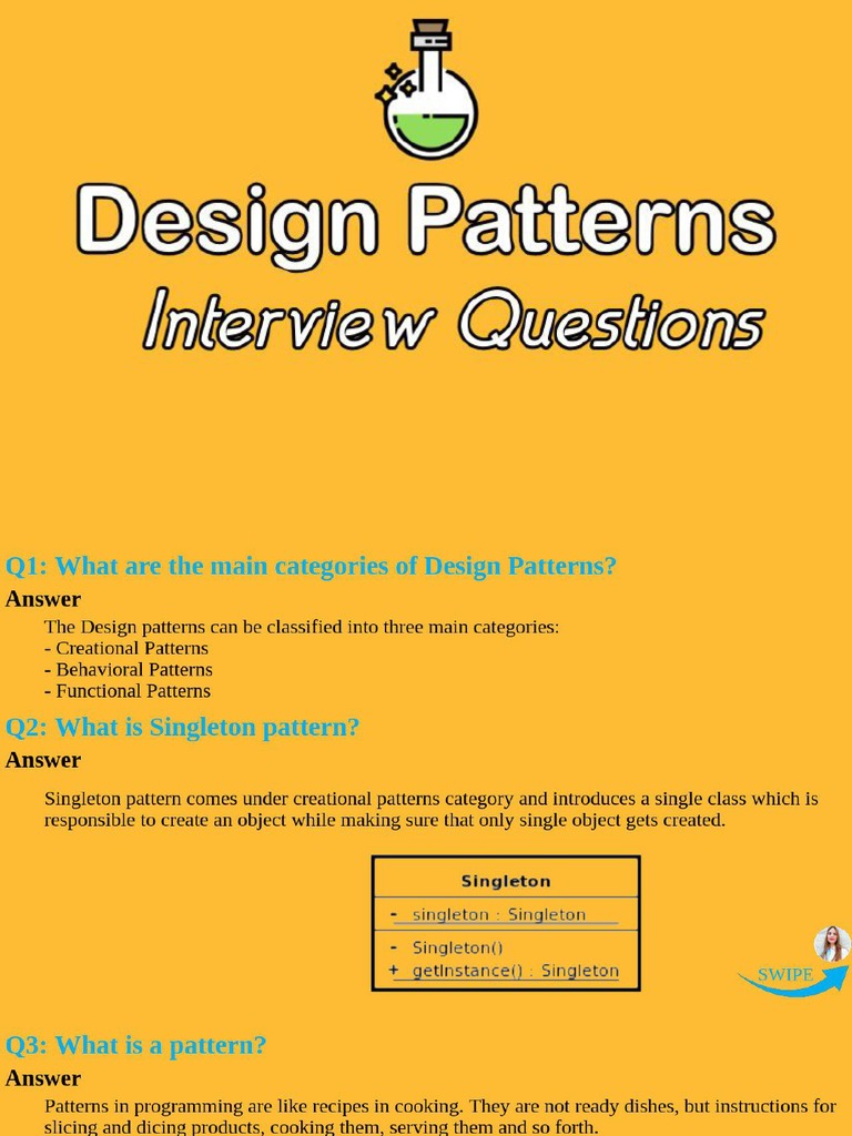 Design Patterns Interview Questions | PDF Design Patterns Interview Questions | PDF