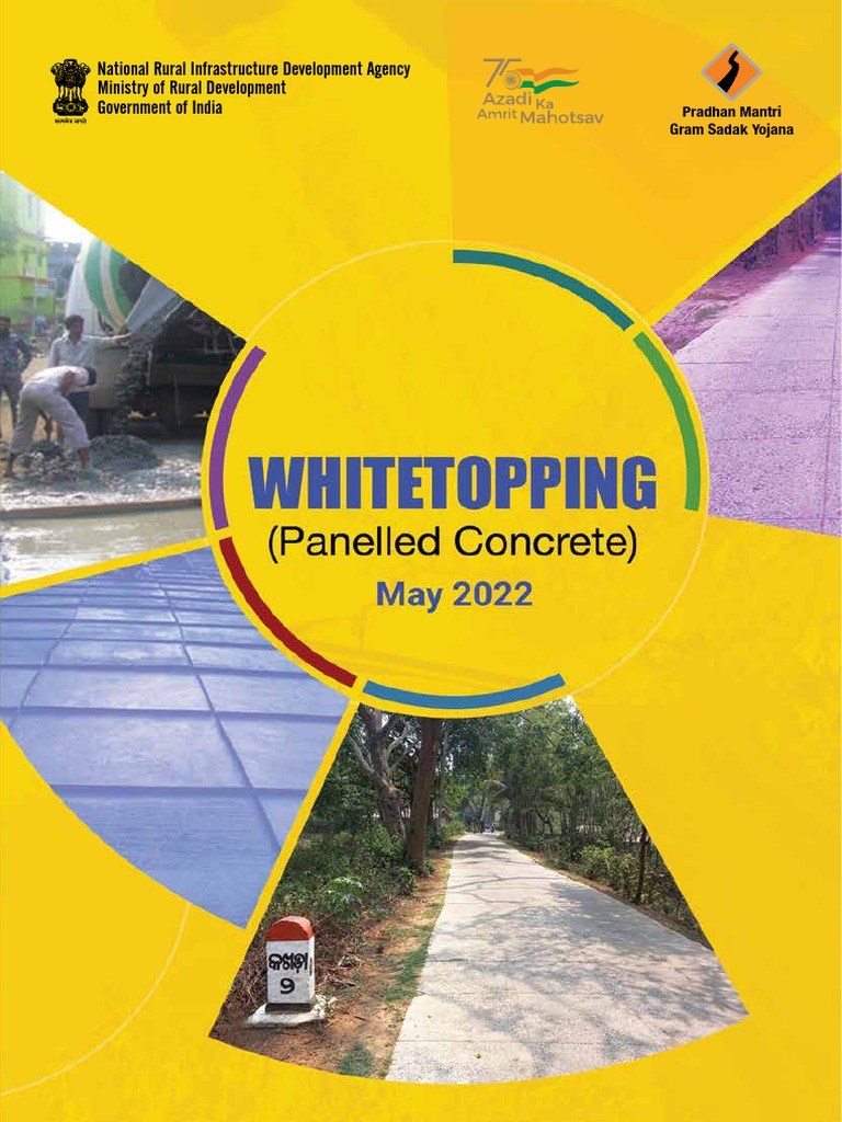 MoRD White Topping (Panelled Concrete) Booklet | PDF