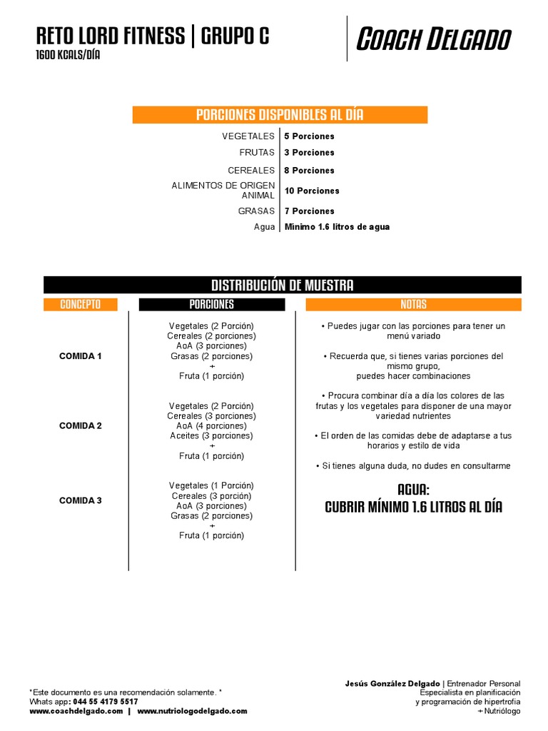 RLF Grupo C | PDF | Alimentos | Cereales