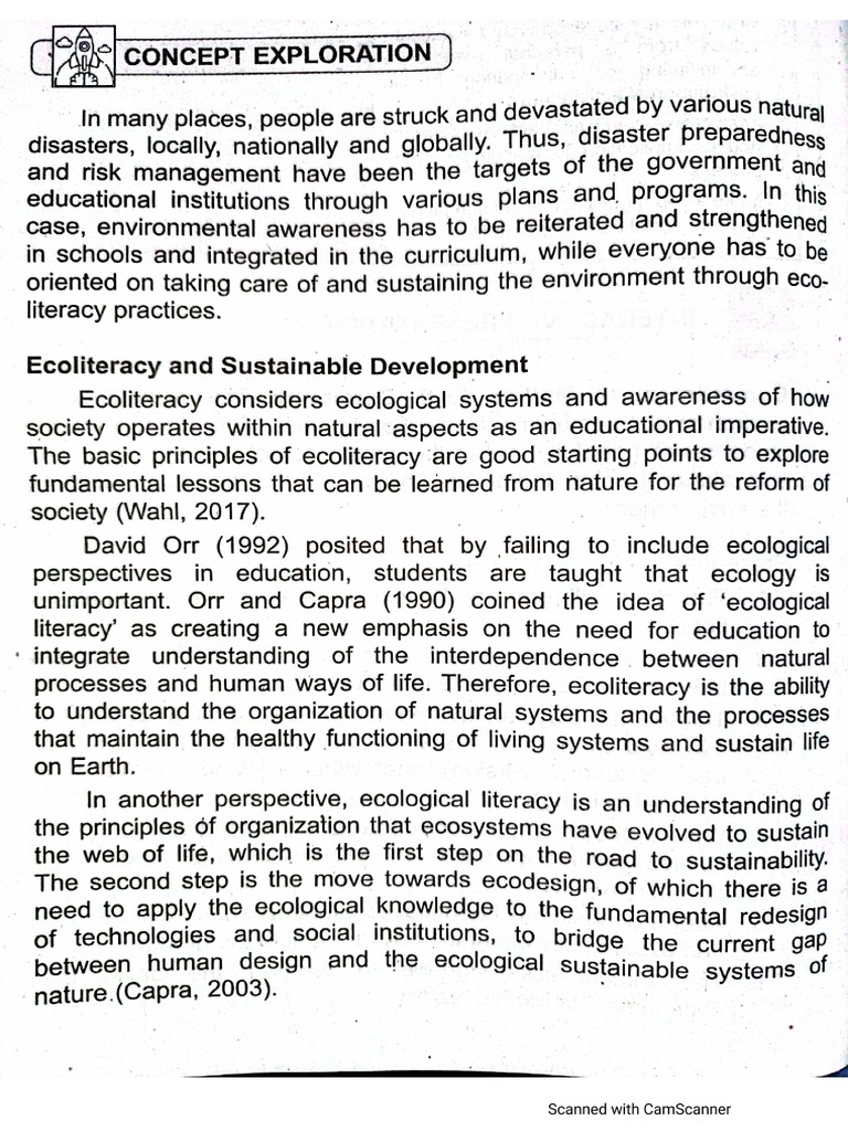 Ecoliteracy | PDF