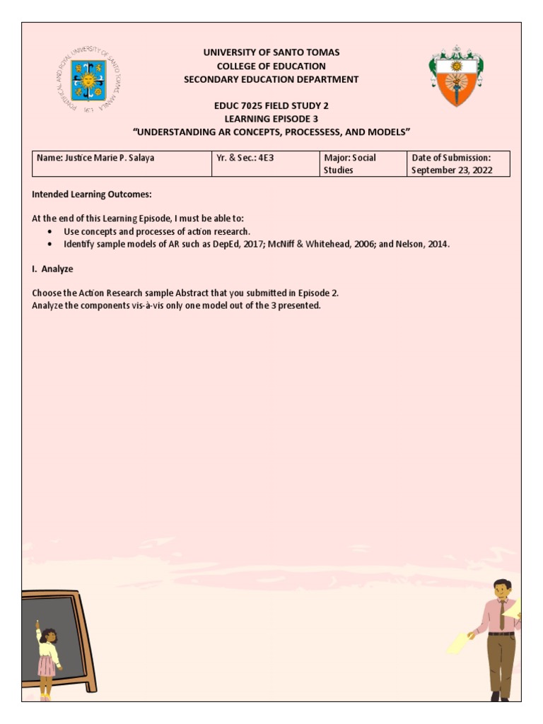 Learning Episode 3 - Field Study 2 | PDF | Teaching Method | Teachers