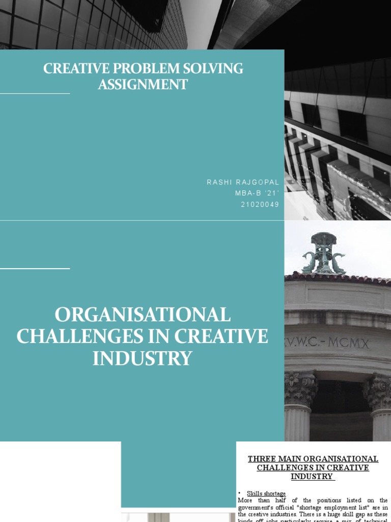 Organisational Challenges Faced by Creative Industries (Auto-Saved) | PDF | Outsourcing | Business