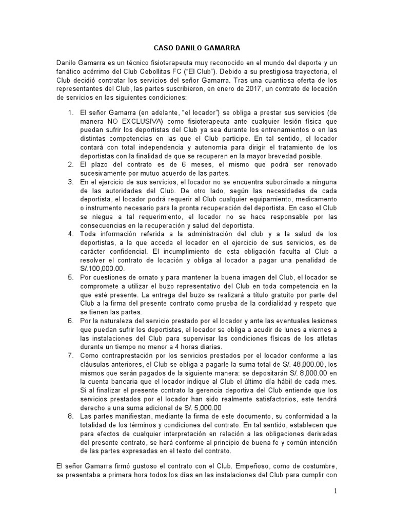 Caso Danilo Gamarra | PDF | Sindicato