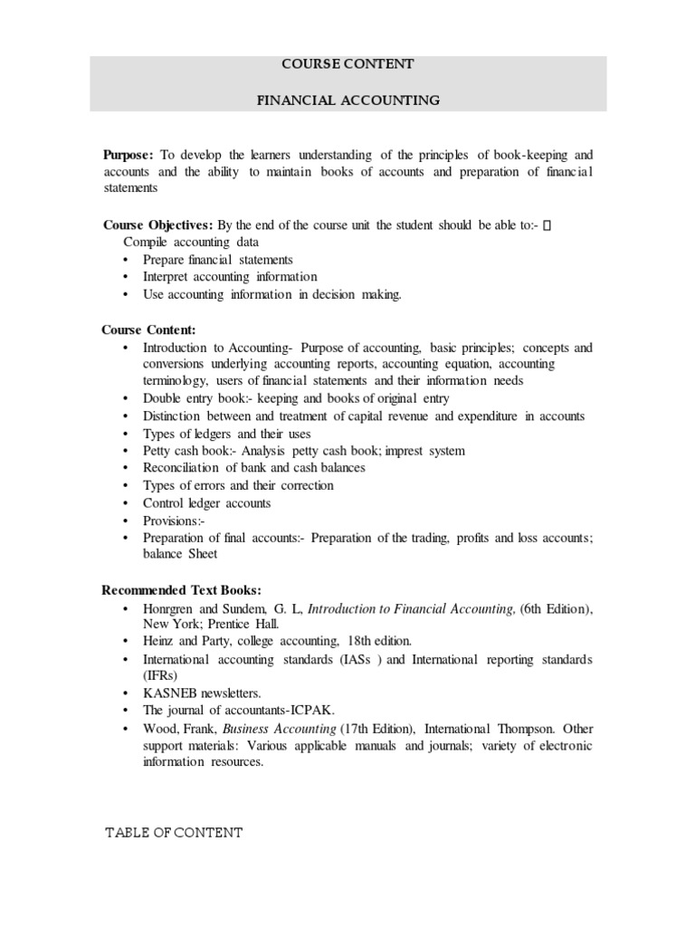 Financial Accounting Notes | PDF | Balance Sheet | Valuation (Finance)