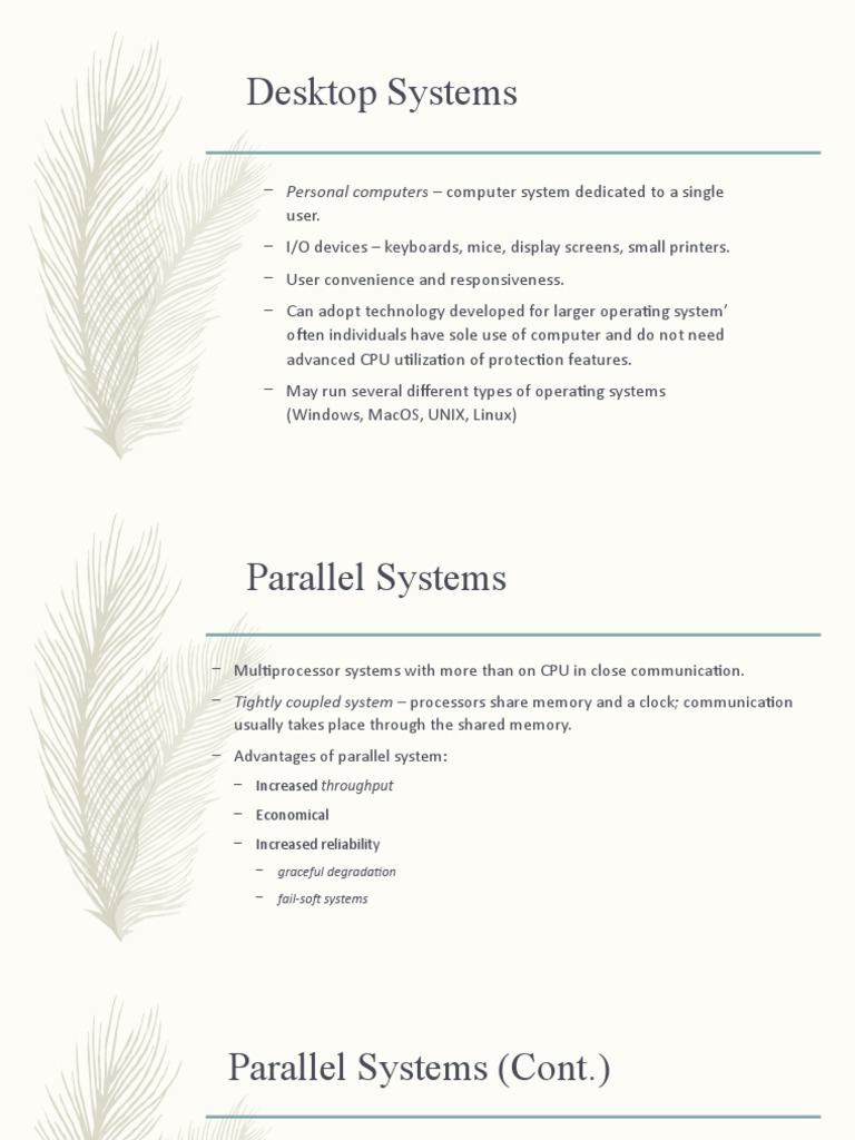 4 Types of Systems 1.2 | PDF | Computers