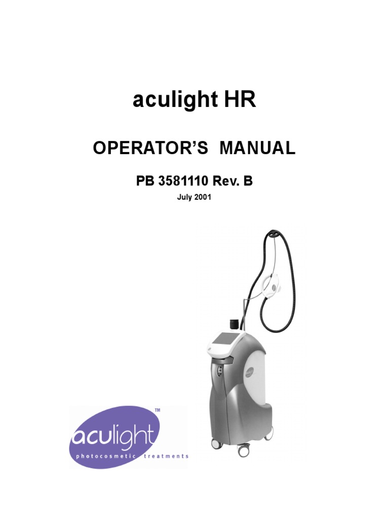 AcuLight HR Users Manual PB3581110 | Download Free PDF | Power Supply ...