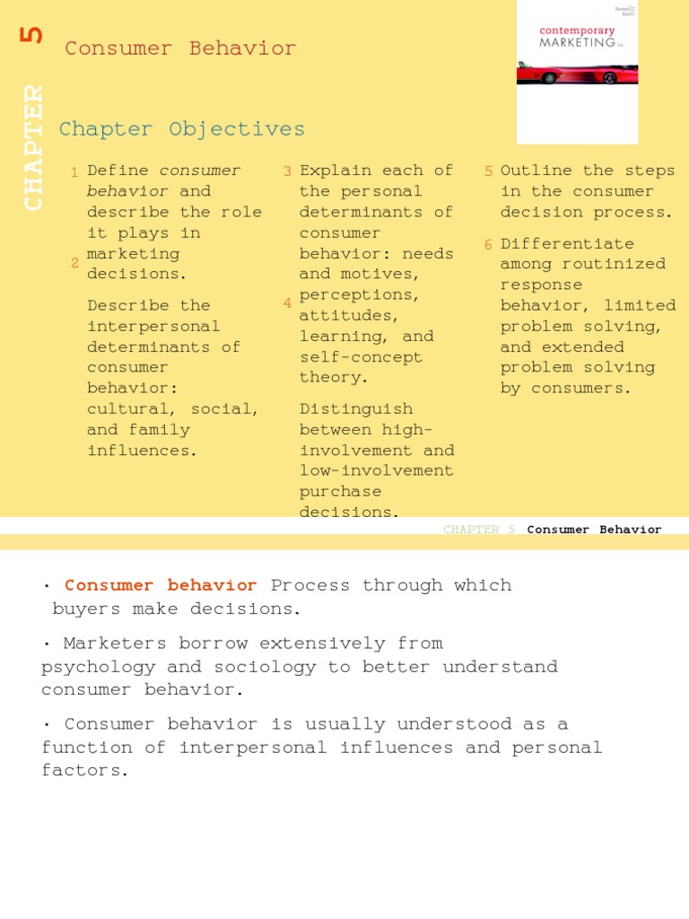 Individual Determinants of Consumer Behavior | PDF | Consumer Behaviour ...