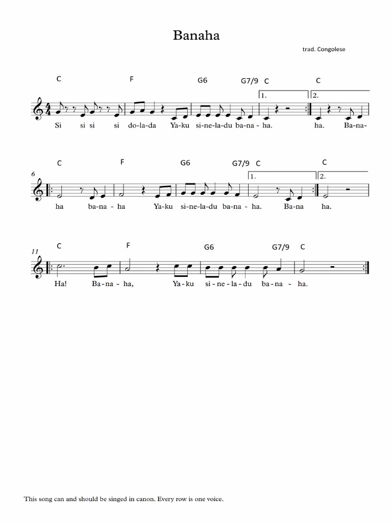 Banaha - Chord | PDF