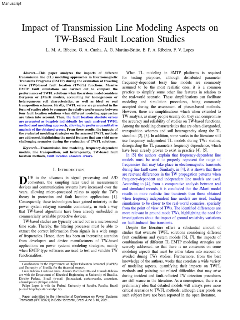 21IPST071 | PDF | Simulation | Transmission Line