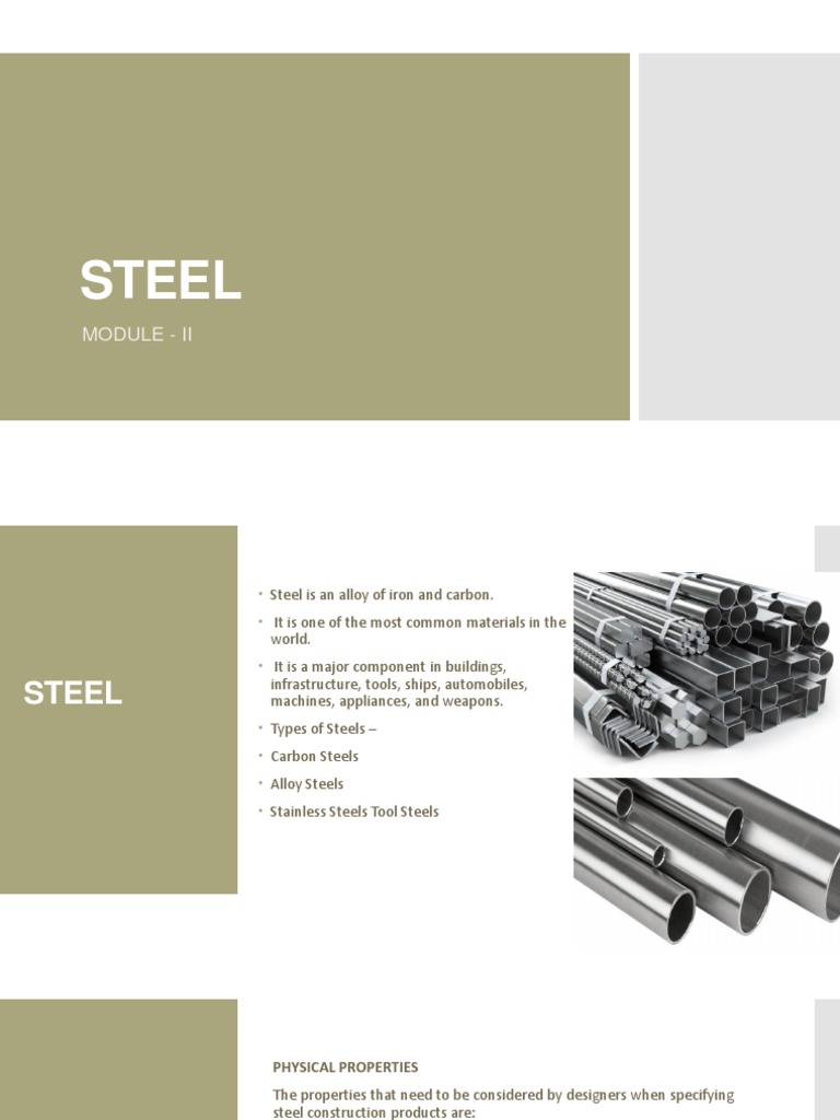 STEEL - Module - 02 | PDF STEEL - Module - 02 | PDF