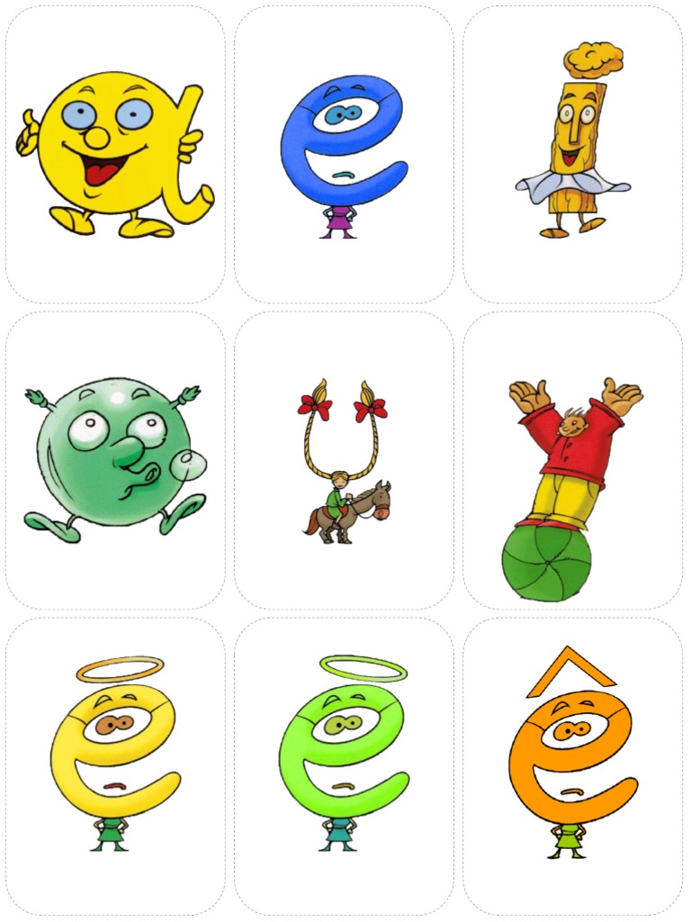 Cartes Des Alphas - Sans Bordure - Couleur | PDF