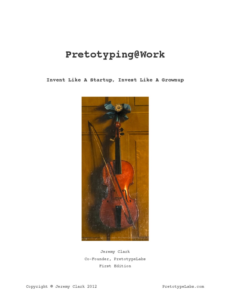 pretotype | PDF | Prototype | Innovation