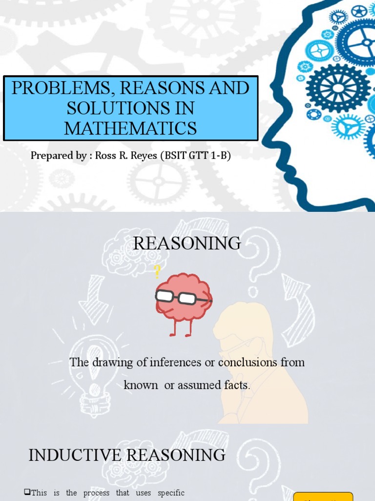 Module 3 Problems, Reasons and Solutions in Mathematics | PDF | Inductive Reasoning | Conjecture