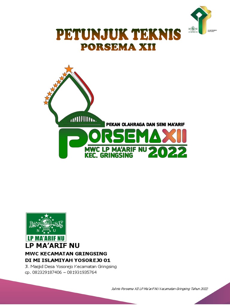 Juknis Porsema Gringsing 2022 | PDF