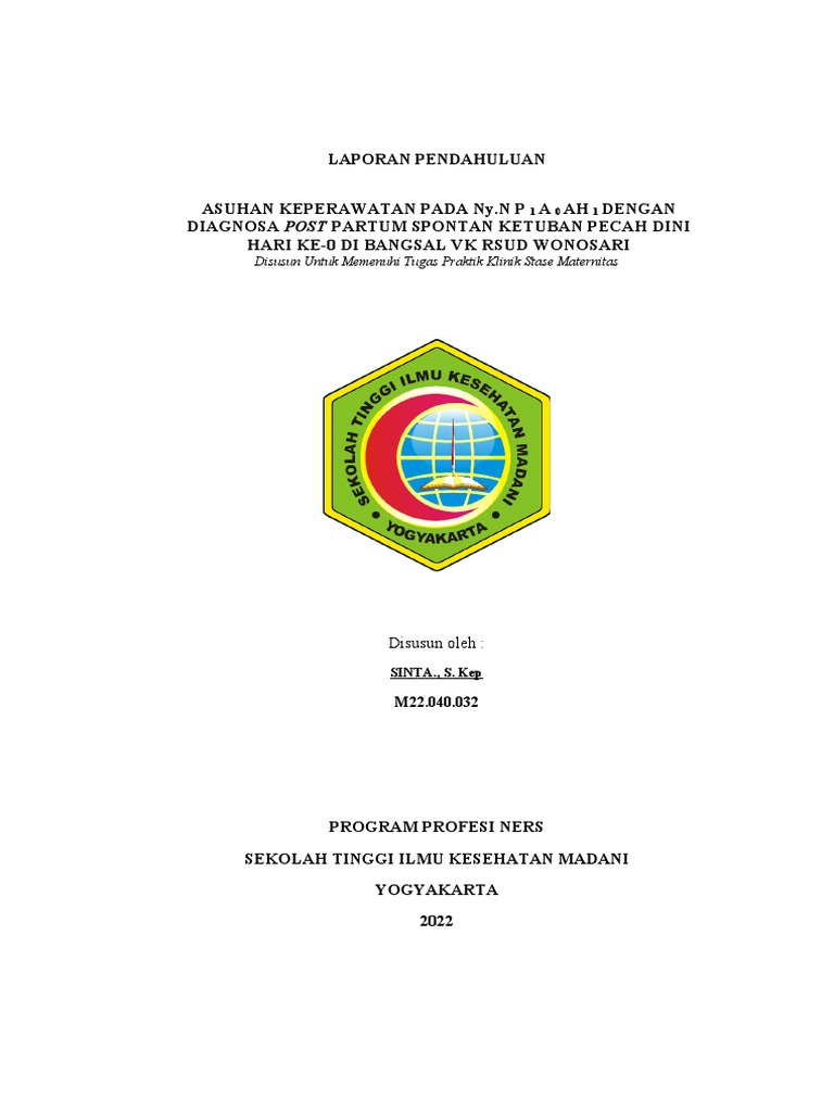 Sinta - LP KPD | PDF | Pengembangan Diri | Kesehatan Holistik