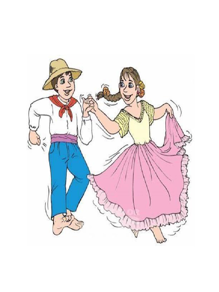 Dibujo Danza Paraguaya | PDF