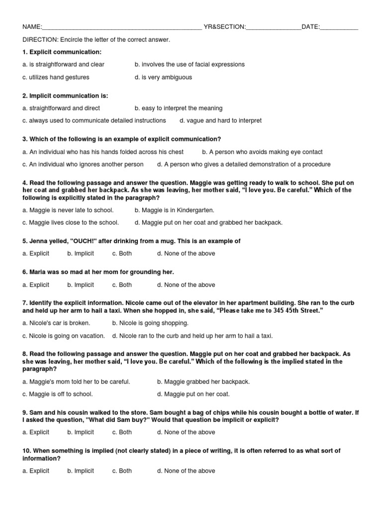 Evaluation (Explicit & Implicit) | PDF | Human Communication Evaluation (Explicit & Implicit) | PDF | Human Communication