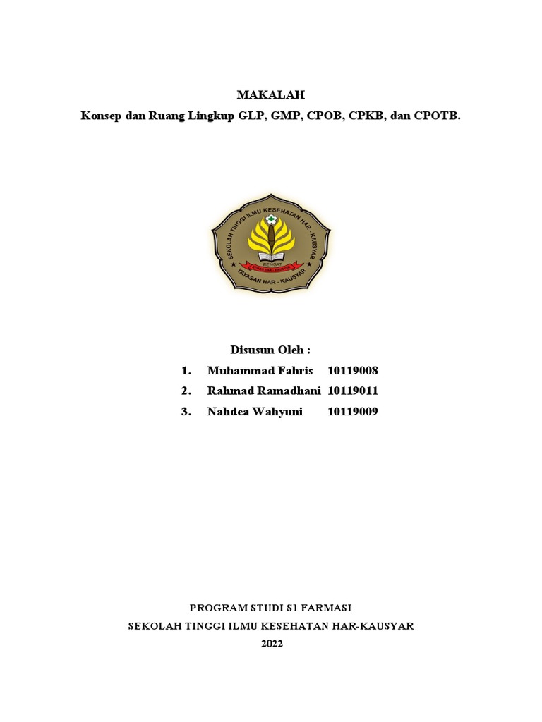 Kel 1 (MAKALAH PENJAMINAN MUTU) | PDF