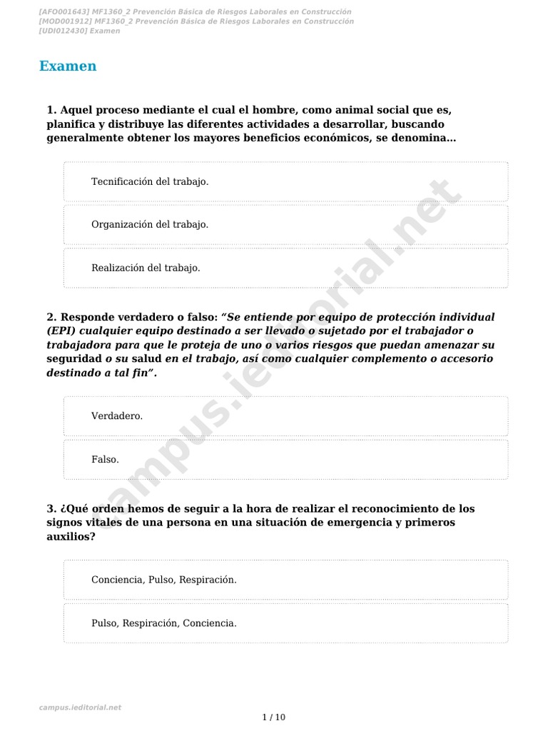 Examen | PDF