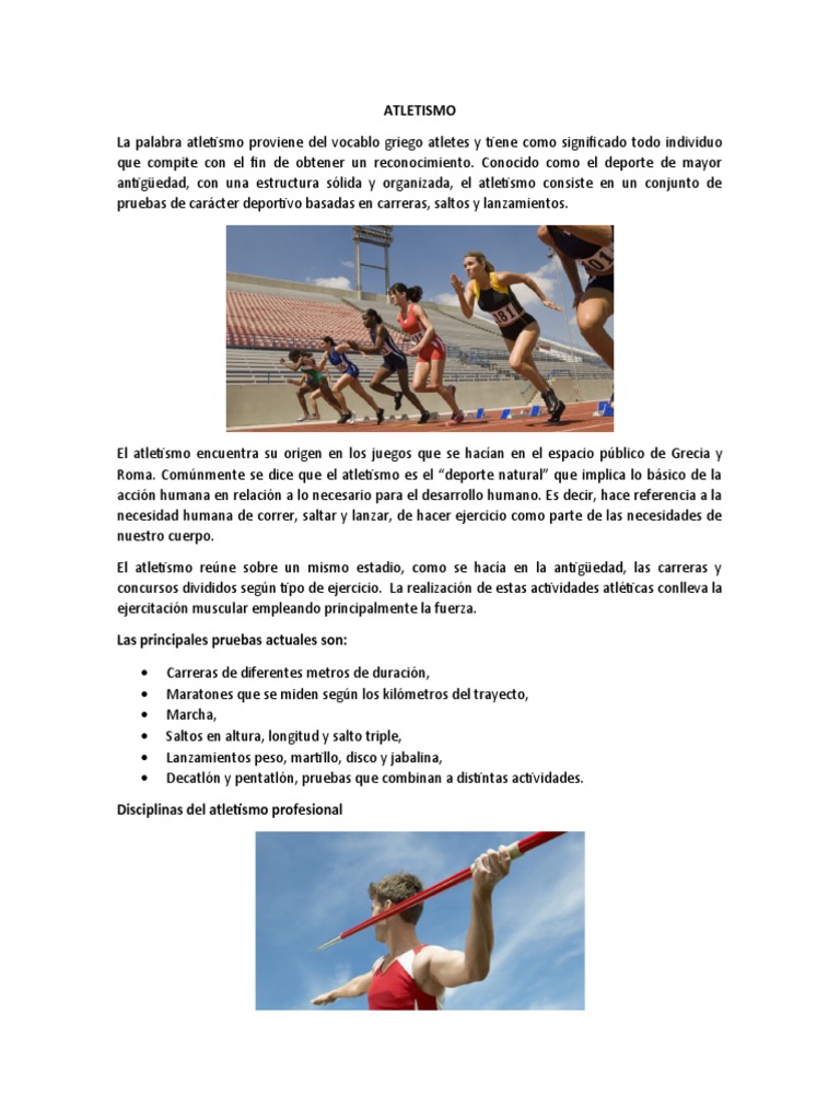 ATLETISMo | PDF