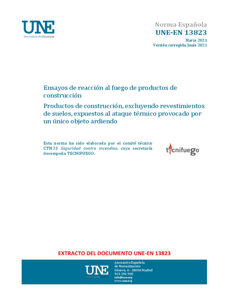 (Ex) Une-En 13823 2021 | PDF | Química