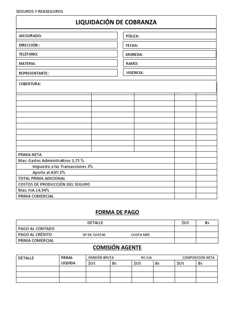 Seguros y Reaseguros | PDF | Finanzas y dinero