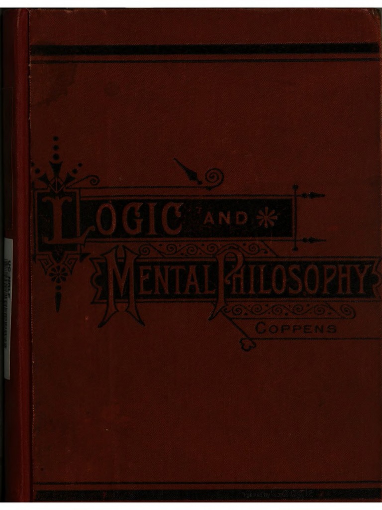 A Brief Text-Book of Logic and Mental Philosophy | PDF | A Priori And A ...