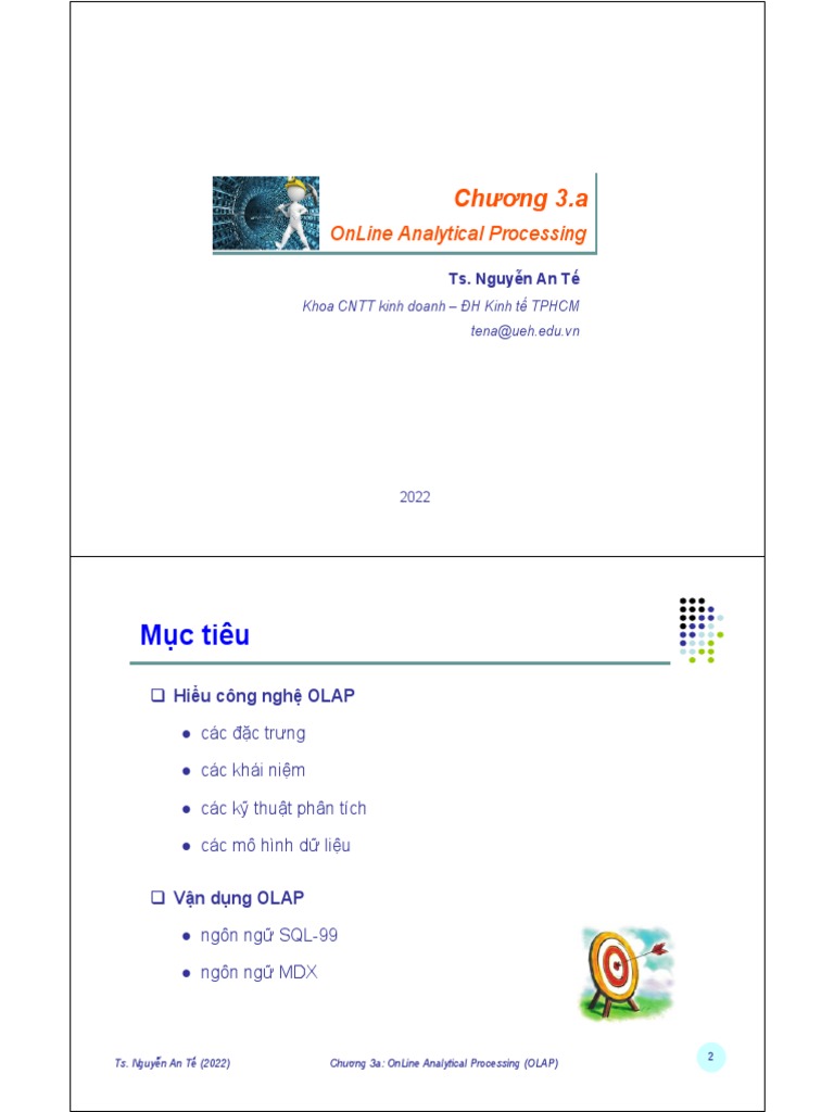 Data Mining - UEH.2022.Ch3a - OLAP | PDF