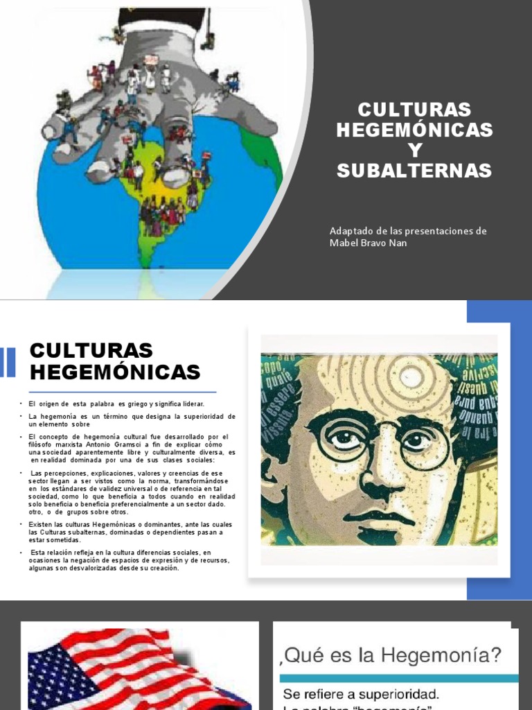 Cultura Hegemónica | PDF | Sociedad | Ciencias Políticas