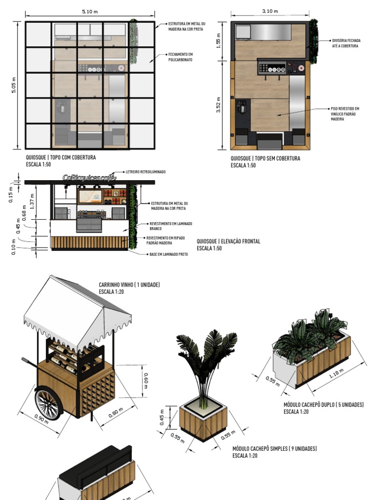 Prancha Layout - Quiosque | PDF