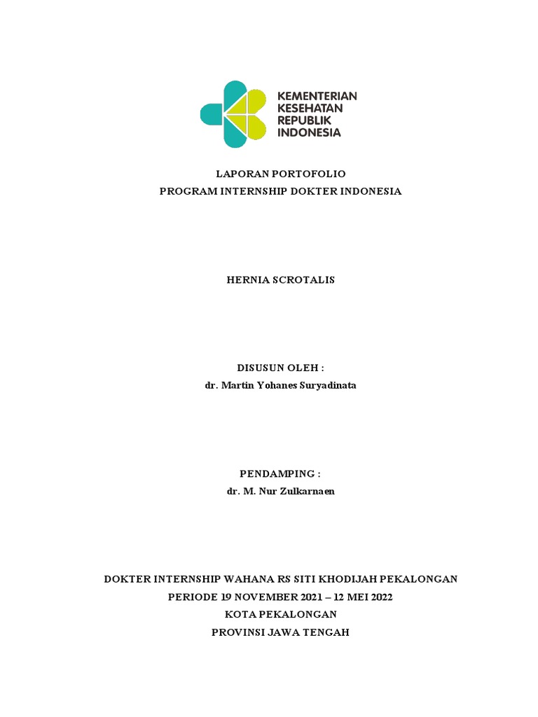 Lapsus Hernia Scrotalis | PDF