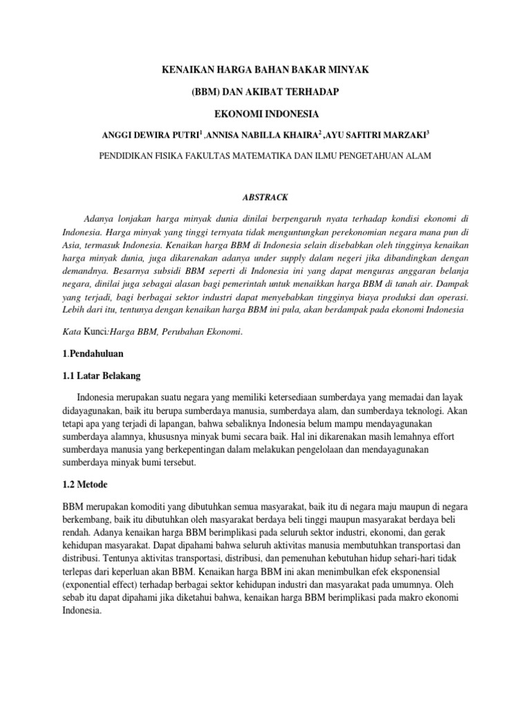 Artikel Dasar Dasar Sains | PDF