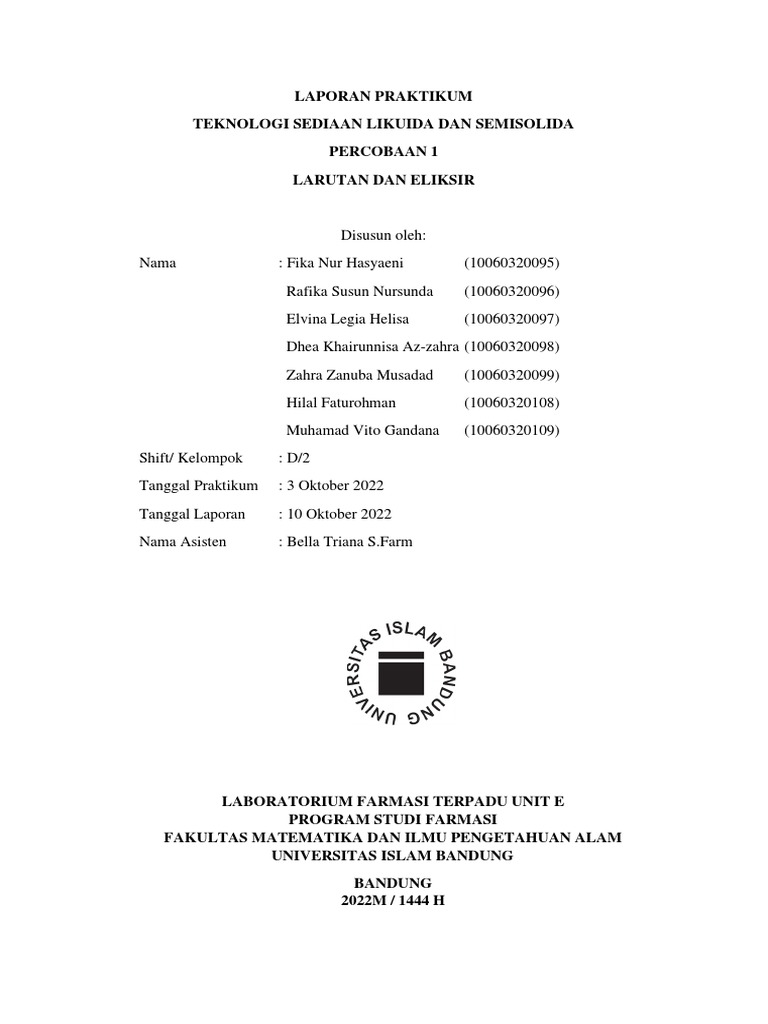 Laporan Praktikum TSLS Percobaan 1 | PDF
