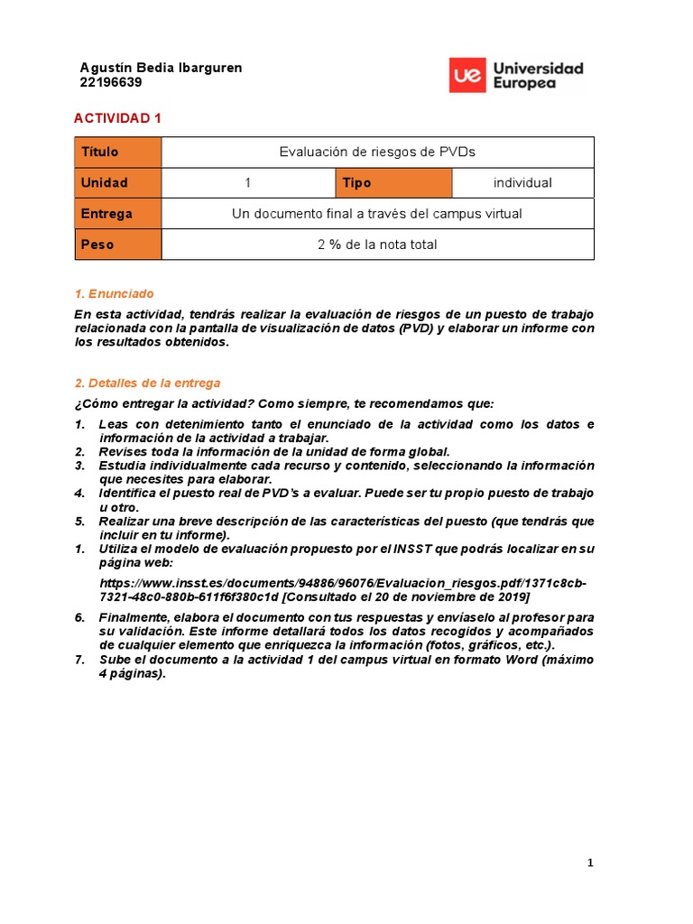 Módulo 5 - Actividad 1 | PDF