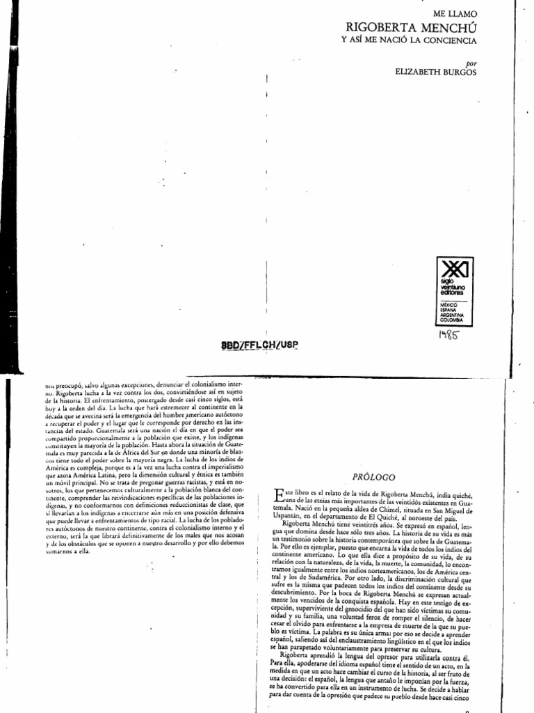 Rigoberta Menchú | PDF