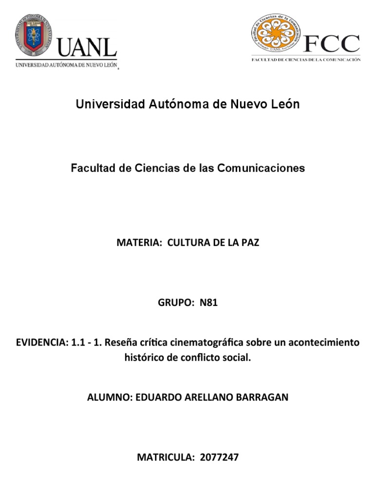 Cultura De La Paz Actividad 2 Pdf