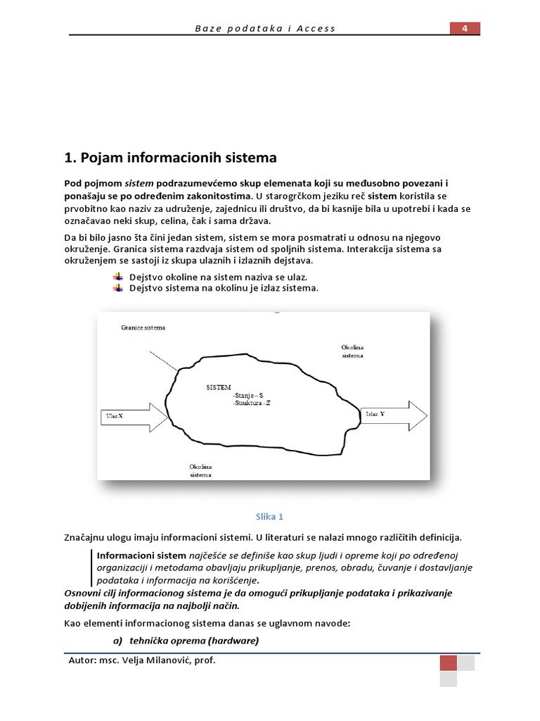 Pojam Informacionih Sistema | PDF