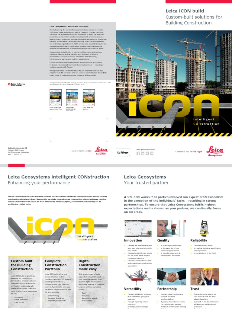 Leica iCON Build BRO 793504 1120 en LR | PDF | Icon (Computing ...