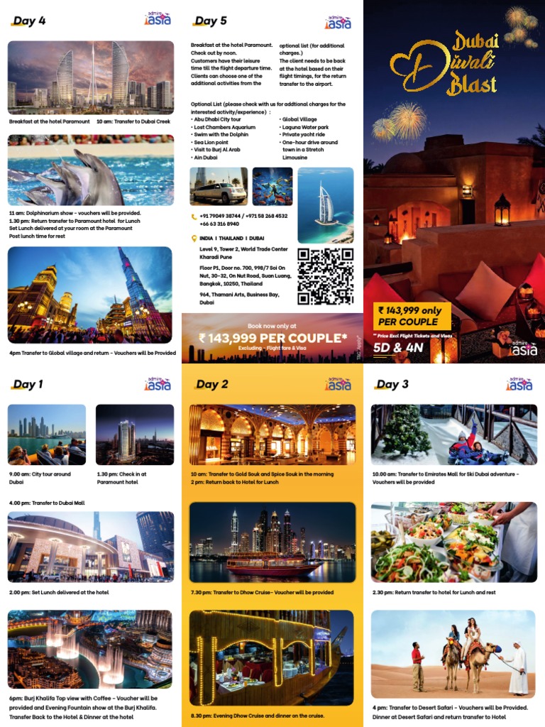 Dubai Brochure INR | PDF | Dubai