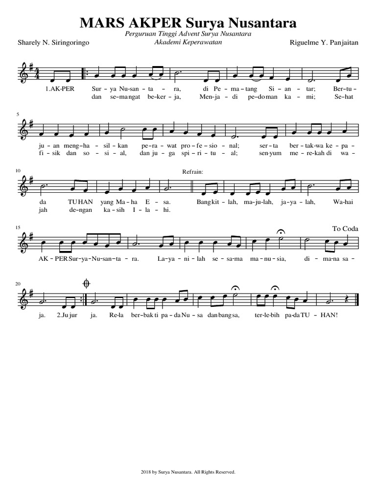 MARS AKPER Surya Nusantara-Original | PDF