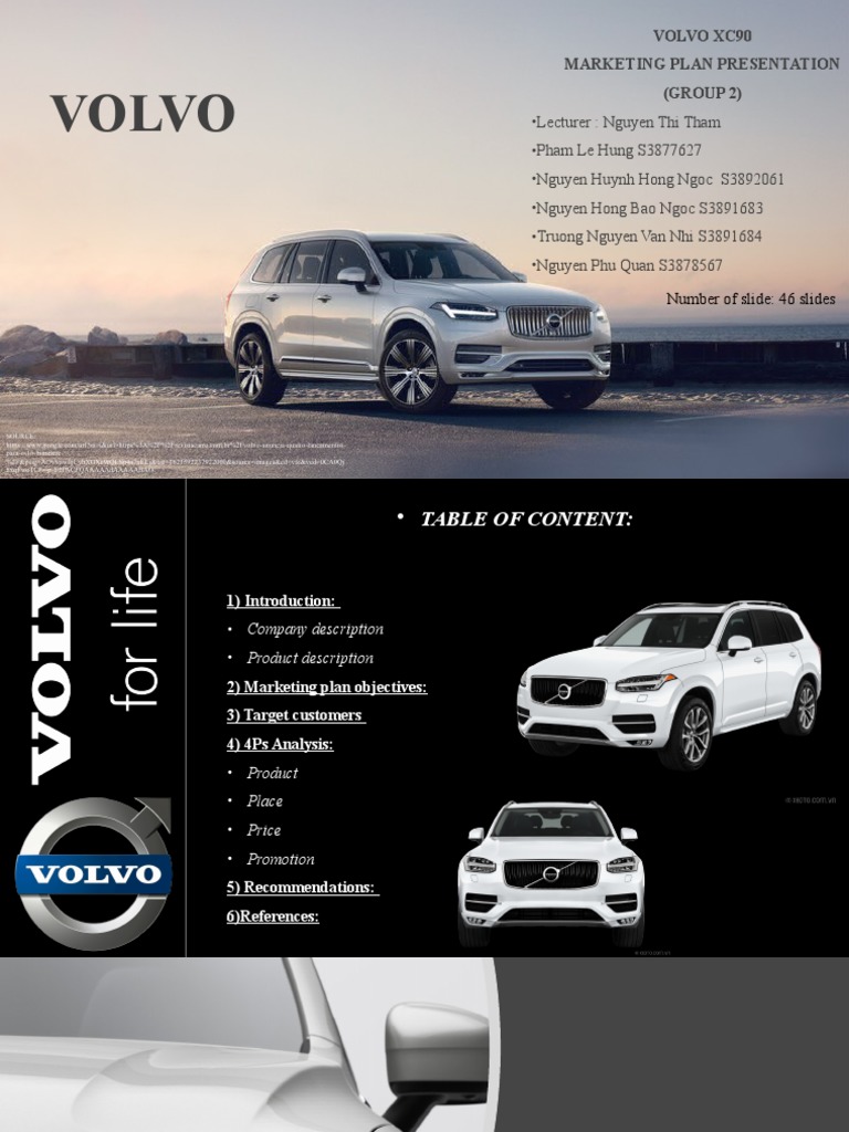 Volvo XC90 Marketing Strategy Overview | PDF