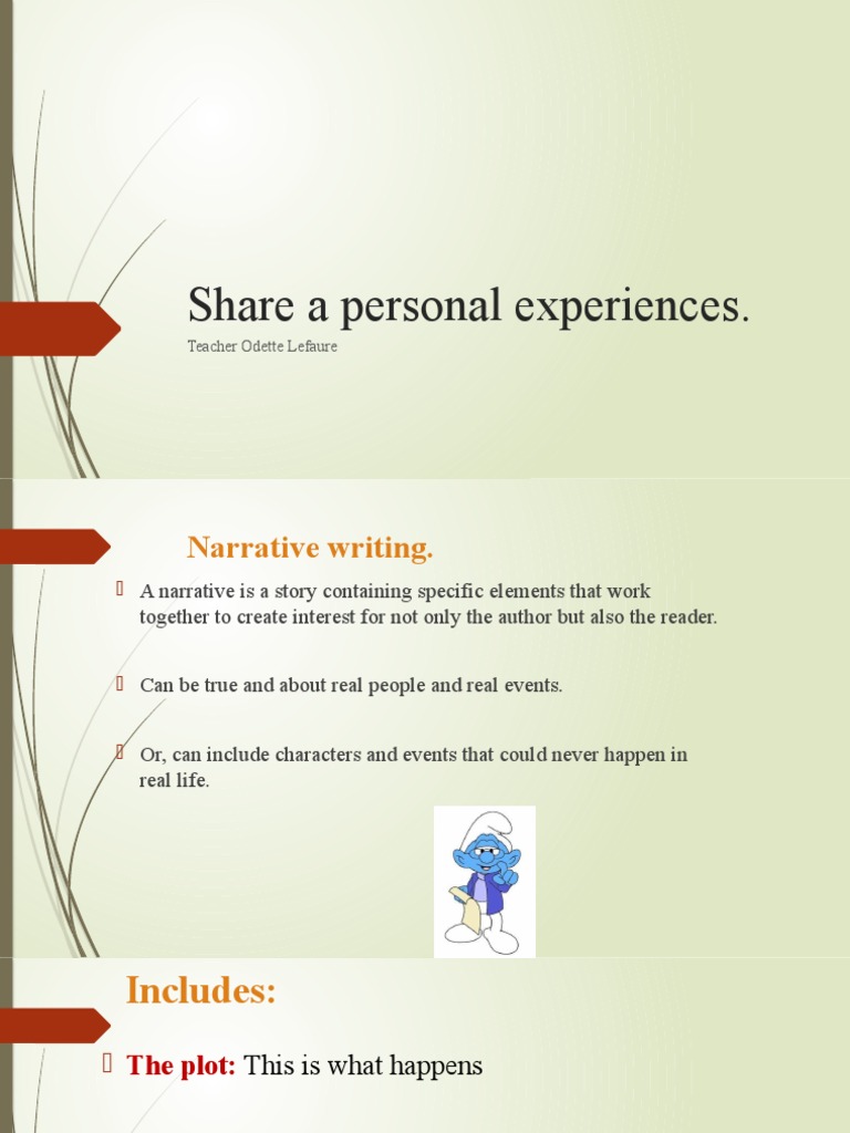 narrative writing | PDF