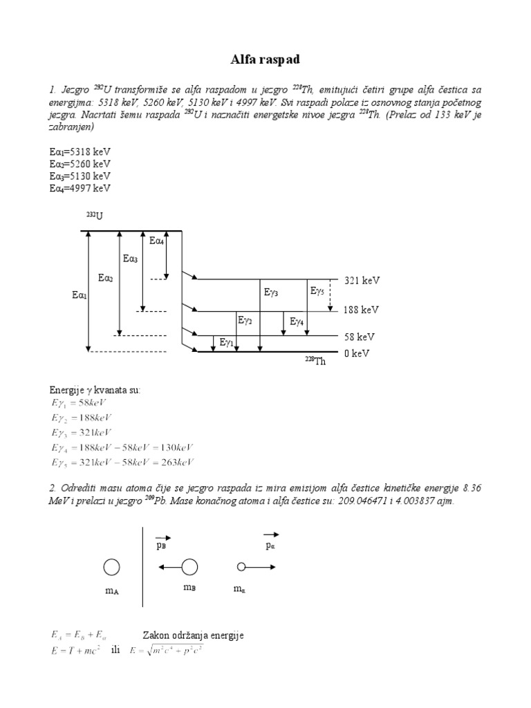 Alfa Raspad | PDF