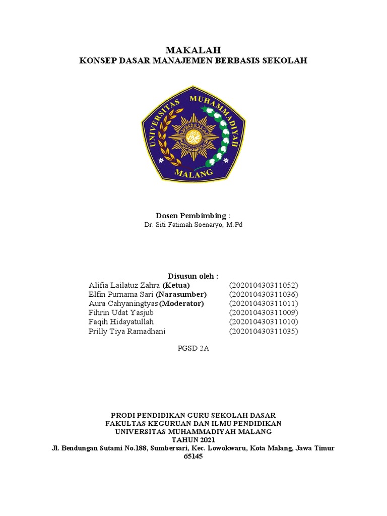 Konsep Dasar MBS | PDF