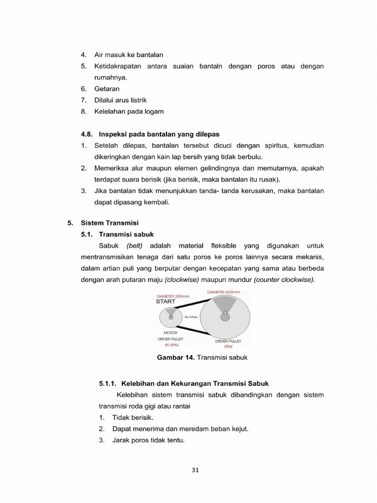 Sabuk Dan Rantai | PDF