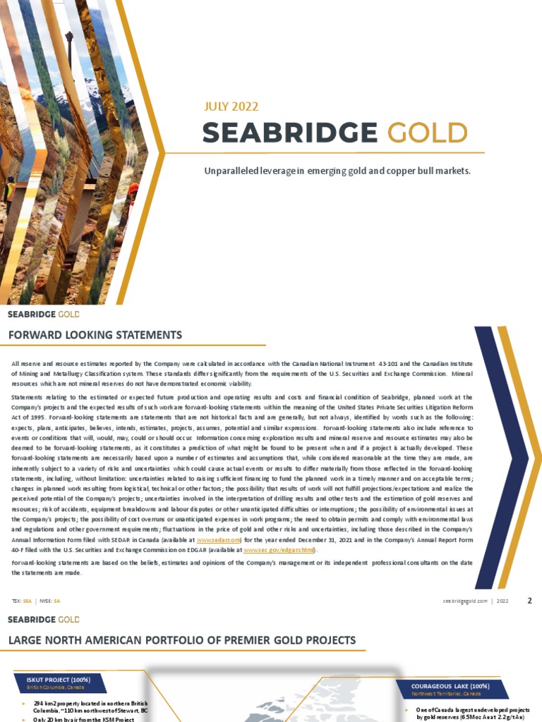 Seabridge Workshop | PDF